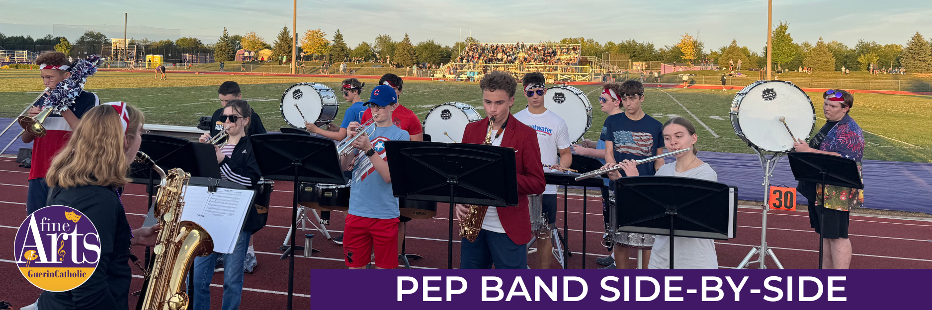Pep Band Side-By-Side | Guerin Catholic High School
